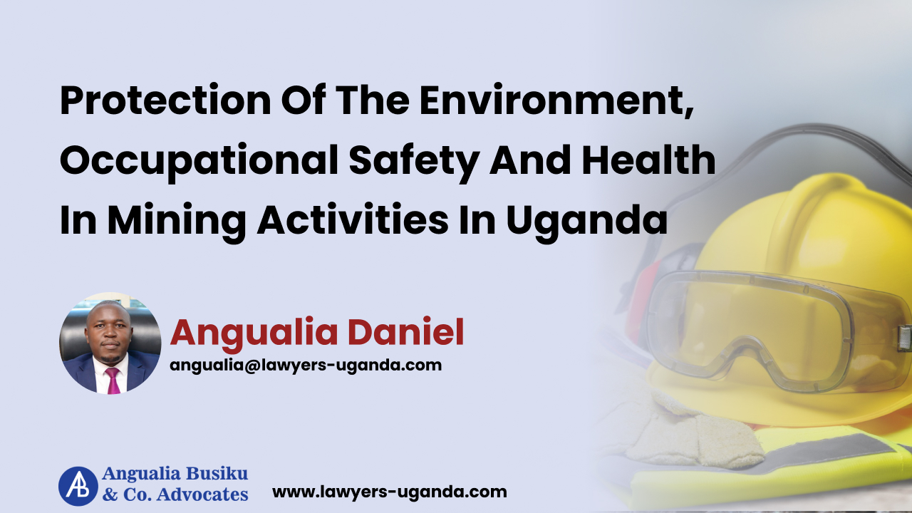 Protection Of The Environment, Occupational Safety And Health In Mining ...